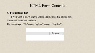 Form using html and java script validation | PPTX | Web Design and HTML ...