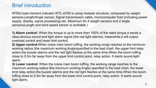 Wtau safe load indicator system for crawler crane | PDF