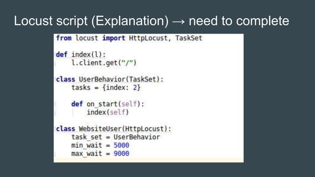 Performance Testing Locust Ppt
