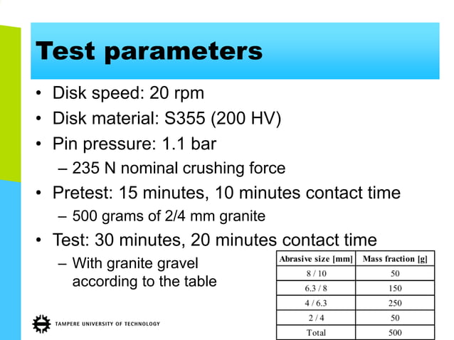 Abrasion wear performance of quenched wear resistant steels | PPT