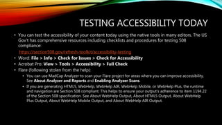 Accessibility Quick Wins | PPT