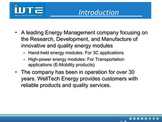 Welltech Energy | PPT
