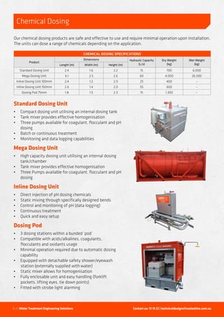 Coates Hire - Water Treatment Engineering Solutions | PDF