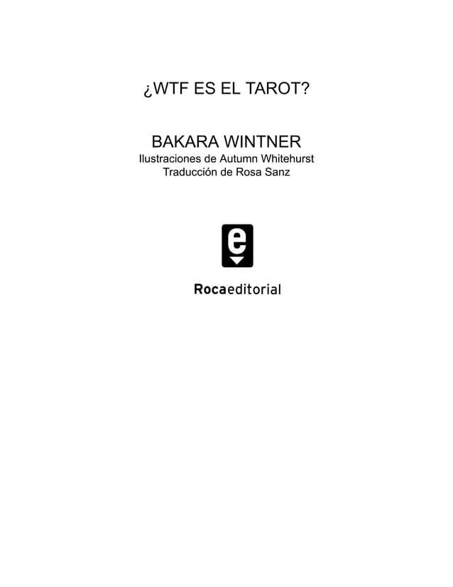 Wtf es el tarot bakara wintner Wtf es el tarot bakara wintner