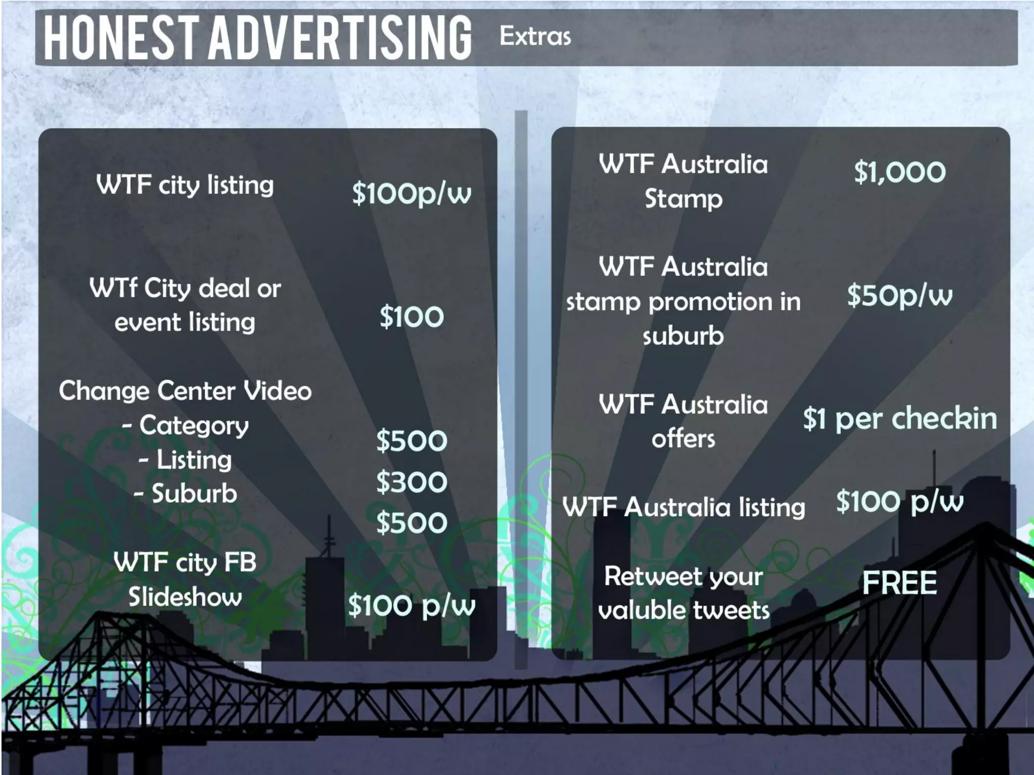 Wtf honest advertising | PPT