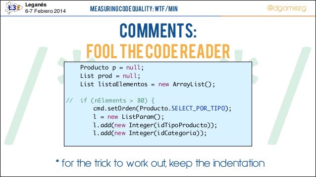 Measuring Code Quality in WTF/min.