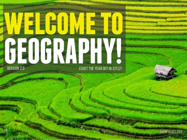 Welcome To Geography 2.0