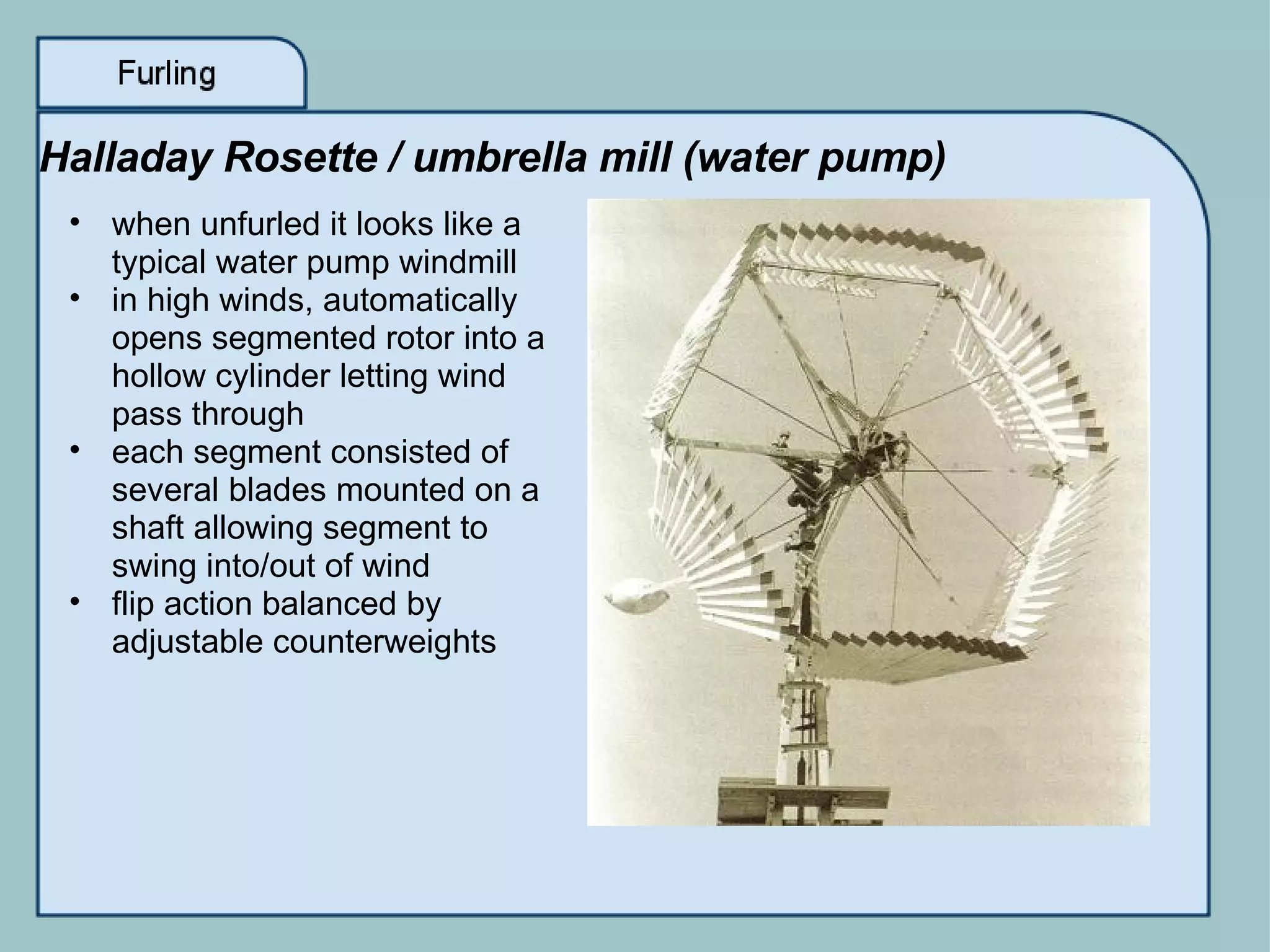 Wind Turbine Generator (WTG) Yawing And Furling Mechanisms | PPT