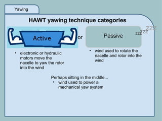 Wind Turbine Generator (WTG) Yawing And Furling Mechanisms | PPT