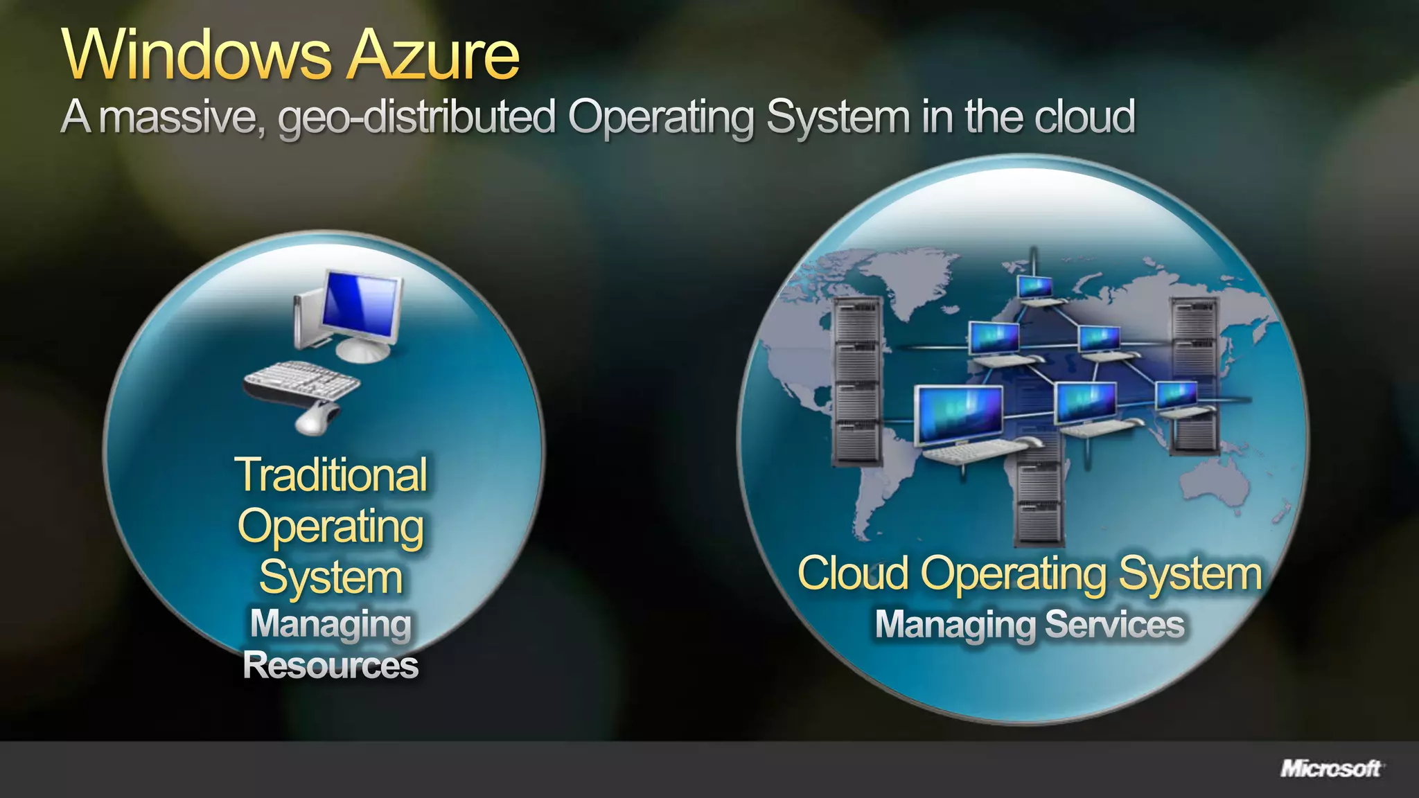 WTIA Cloud Computing Series - Part IV: Microsofts World View of Cloud Computing | PPTX