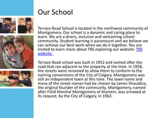 Welcome to Kindergarten - Terrace Road School | PPTX