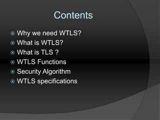 Wtls | PPT