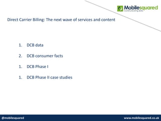 Direct Carrier Billing Market Overview and Trends: Nick Lane ...