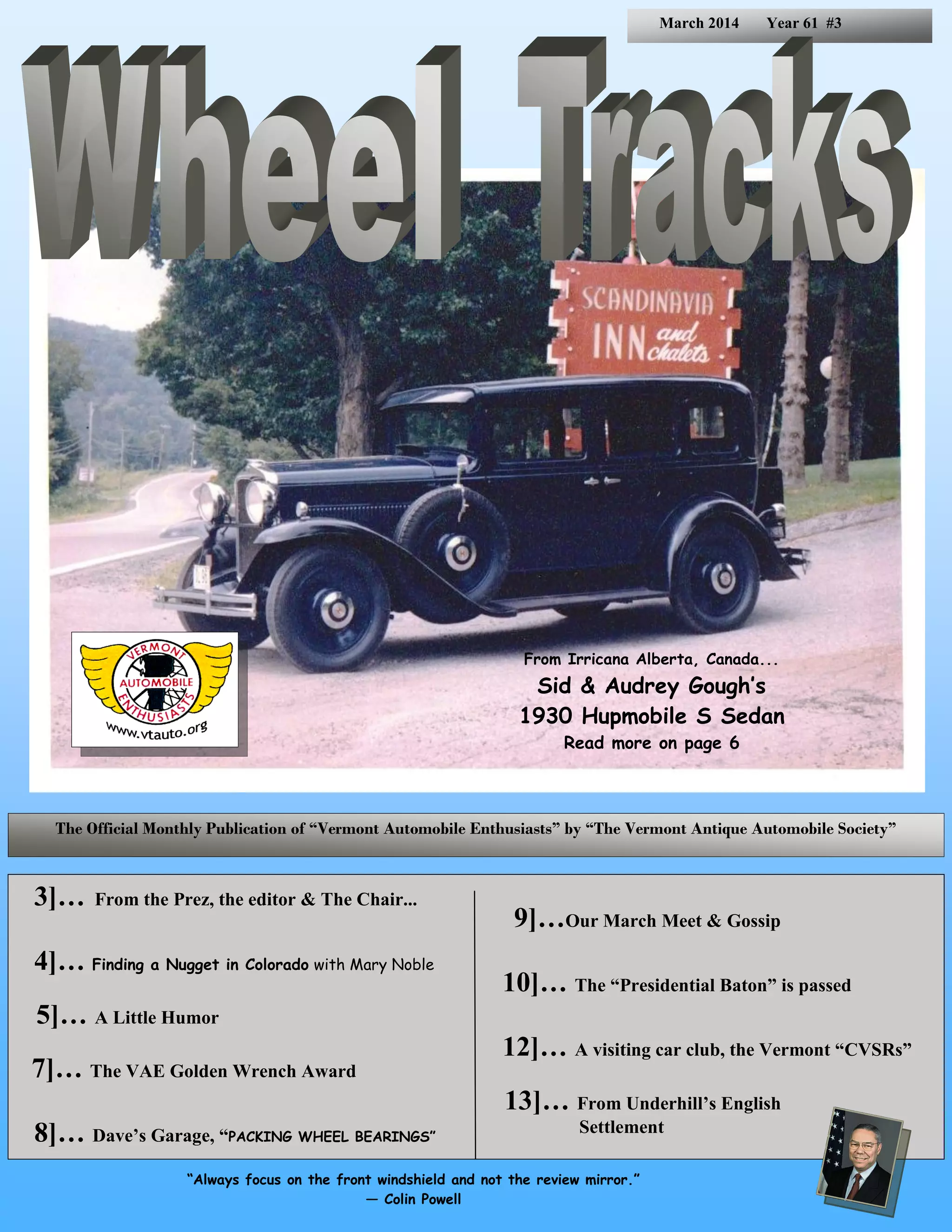 Wheel Tracks March 2014 | PDF