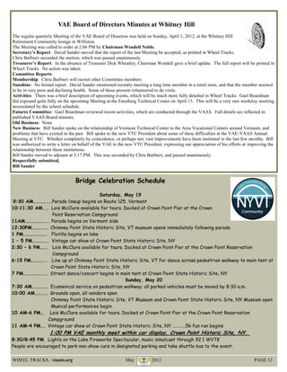 Wheel Tracks May 2012 | PDF