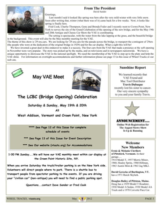 Wheel Tracks May 2012 | PDF