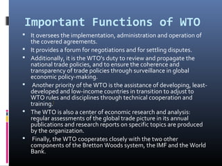 Wto World trade organization | PPT