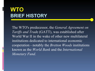 Wto | PPT