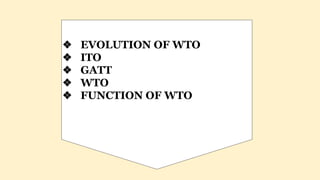 WORLD TRADE ORGANISATION | PDF