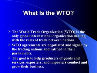 Wto | PPT