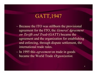 WTO and its details by Arun Verma | PPT