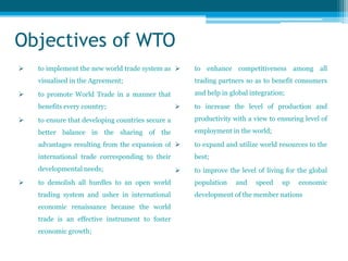 WTO and India | PPSX | Commodities | Economy