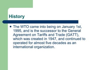 Wto | PPT