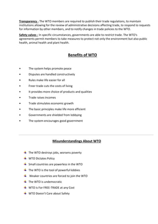 WTO and IPR | PDF