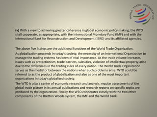 WTO - BRICS Overview | PPT