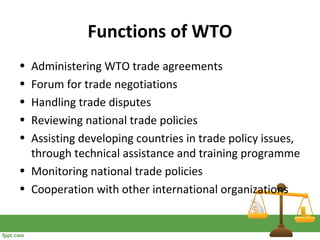 World Trade Organization | PPT