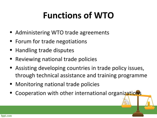 World Trade Organization | PPT