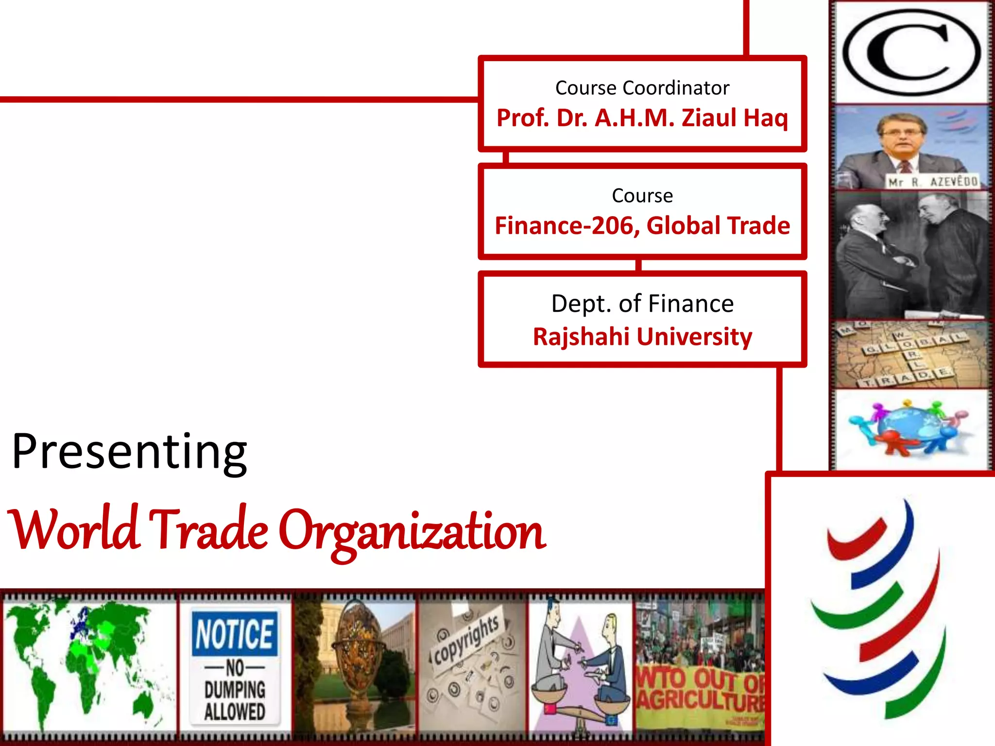 WTO (World Trade Organisation) | PPT