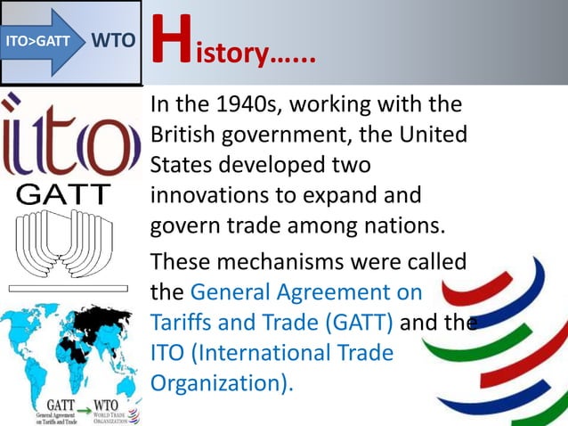 WTO (World Trade Organisation) | PPT | Free Download