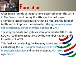 WTO (World Trade Organisation) | PPT
