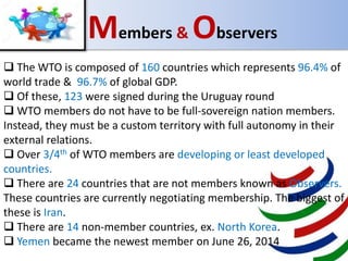 WTO (World Trade Organisation) | PPT