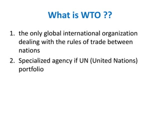 WTO | PPT