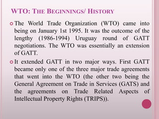 World Trade Organization | PPTX