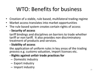 Wto | PPTX