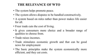 WTO - World trade organisation | PPTX