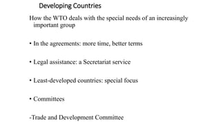 WTO - World trade organisation | PPTX