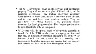 WTO _ World trade organisation | PPTX
