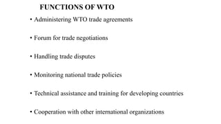 WTO _ World trade organisation | PPT