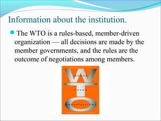 WTO | PPT