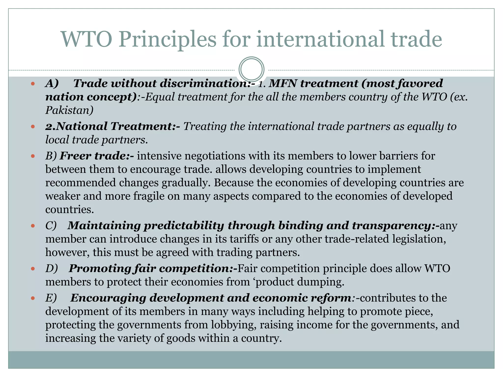 Wto and its role in world economy | PPT