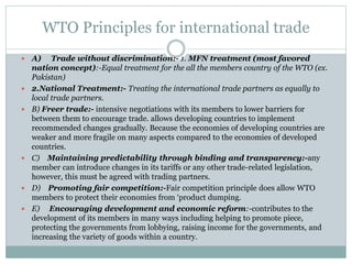 Wto and its role in world economy | PPT