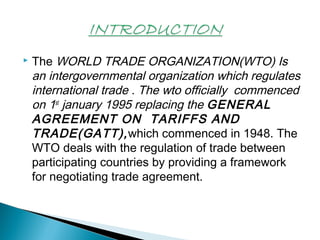 Wto | PPT