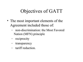 GATT/WTO | PPT