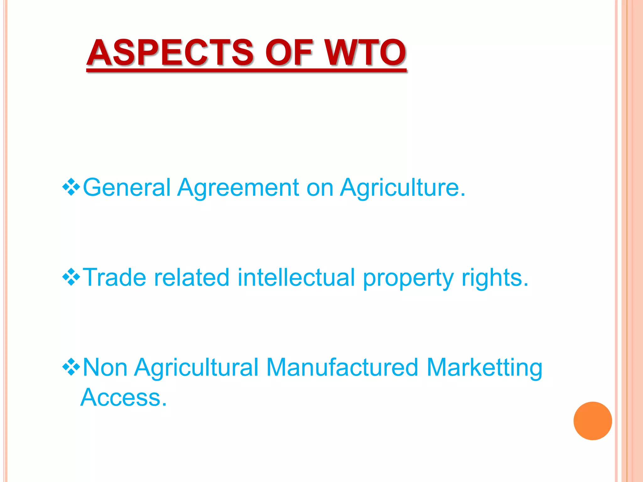 WTO(WORLD TRADE ORGANISATION) | PPT