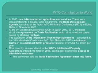 WORLD TRADE ORGANIZATION (WTO) | PPTX