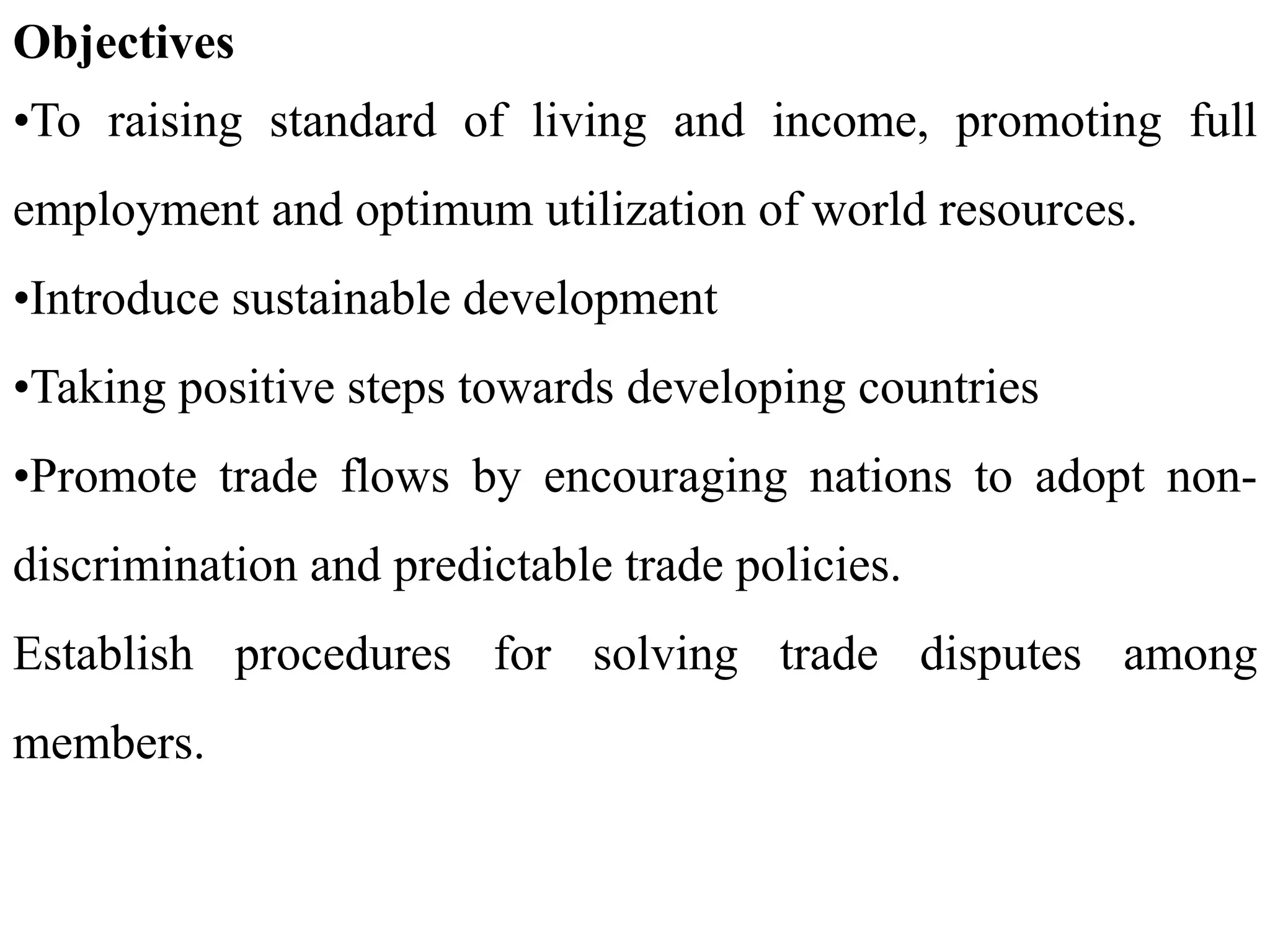 WTO & Differences between GATT and WTO | PPTX
